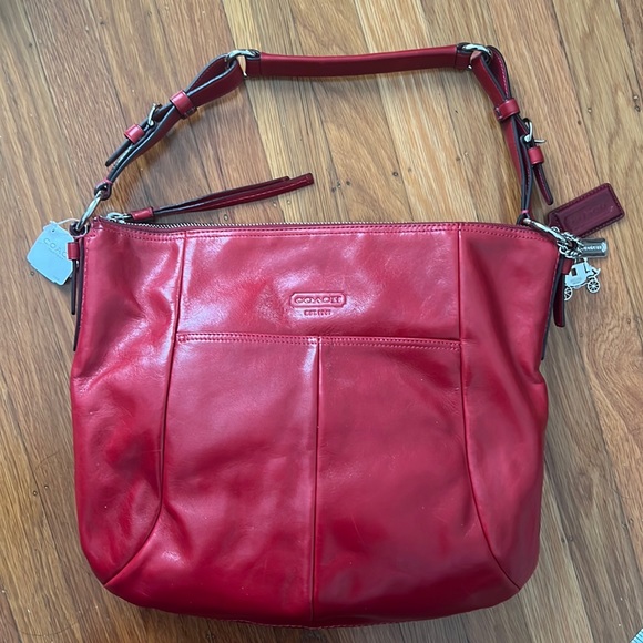 Coach | Bags | Nwt Coach Soho Large Red Leather Shoulder Bag | Poshmark
